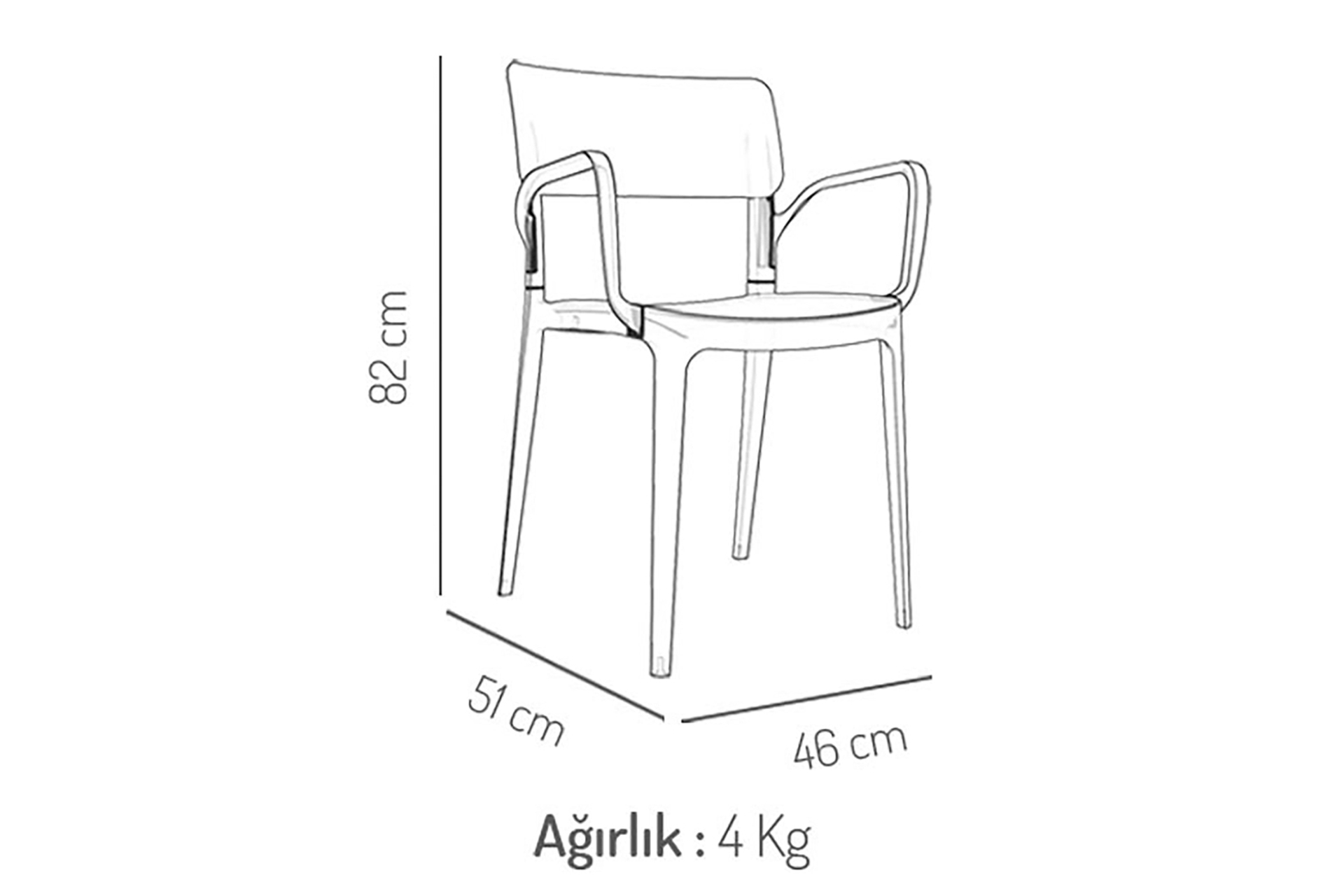 NOVUSSİ PANORA DÖRTLÜ KOLTUK SANDALYE SETİ ANTRASİT FİYATI - Vivense