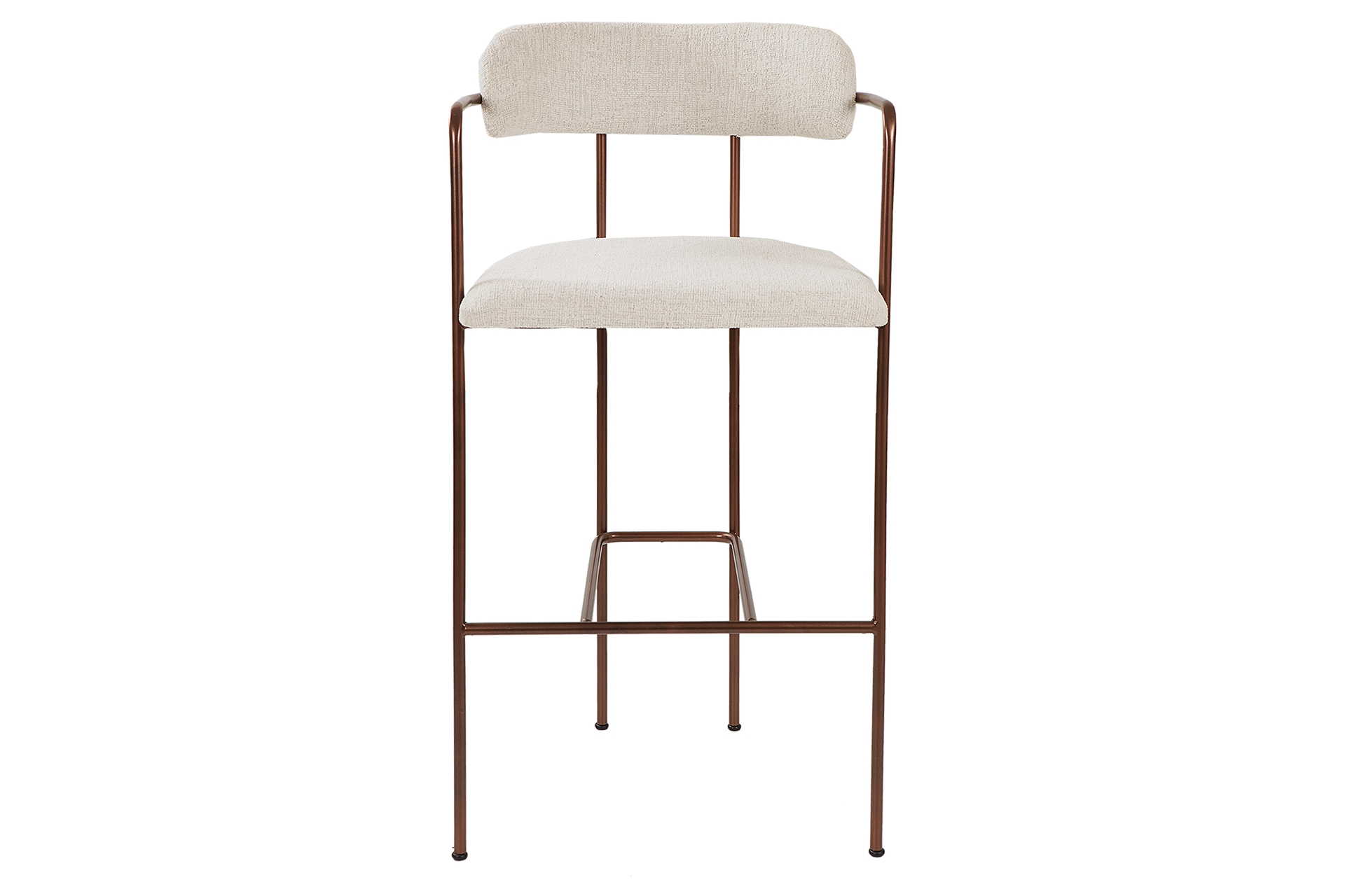 KOZZA HOME BOSTON BAR SANDALYESİ KROM H:75