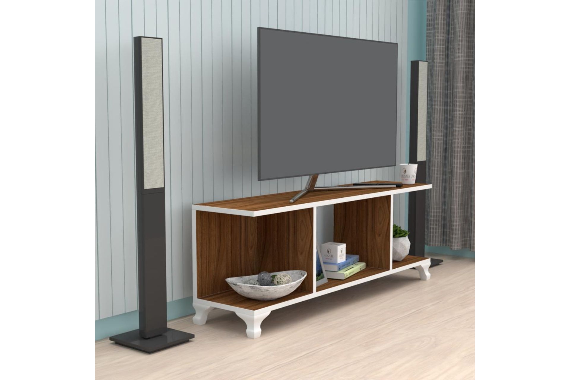 KENZLİFE SEUL TV ÜNİTESİ, CEVİZ, 038*080*30