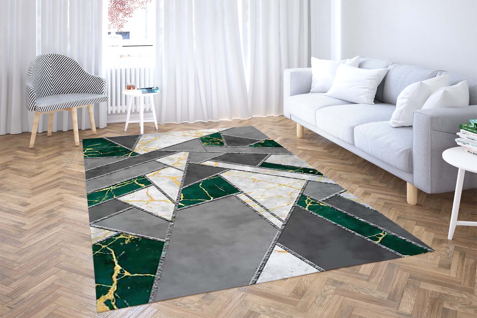 HALI VAGONU DİJİTAL BASKI HALI S-154, YIKANABİLİR, 80X200 FİYATI - Vivense
