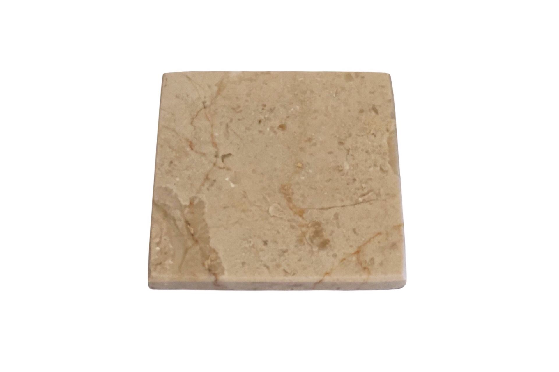 LUX&MARBLE UNUM CREAM KREM MERMER BARDAK ALTLIĞI