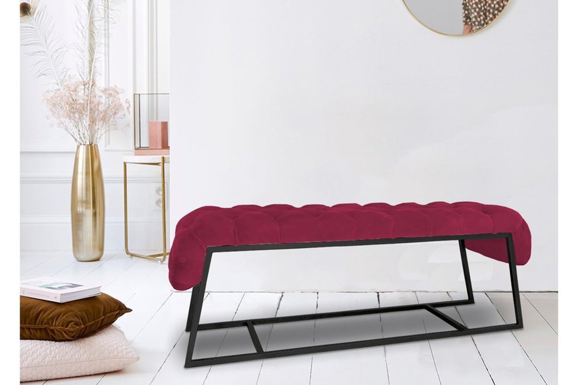 LERRİE BENCH BORDO SİYAH FİYATI - Vivense