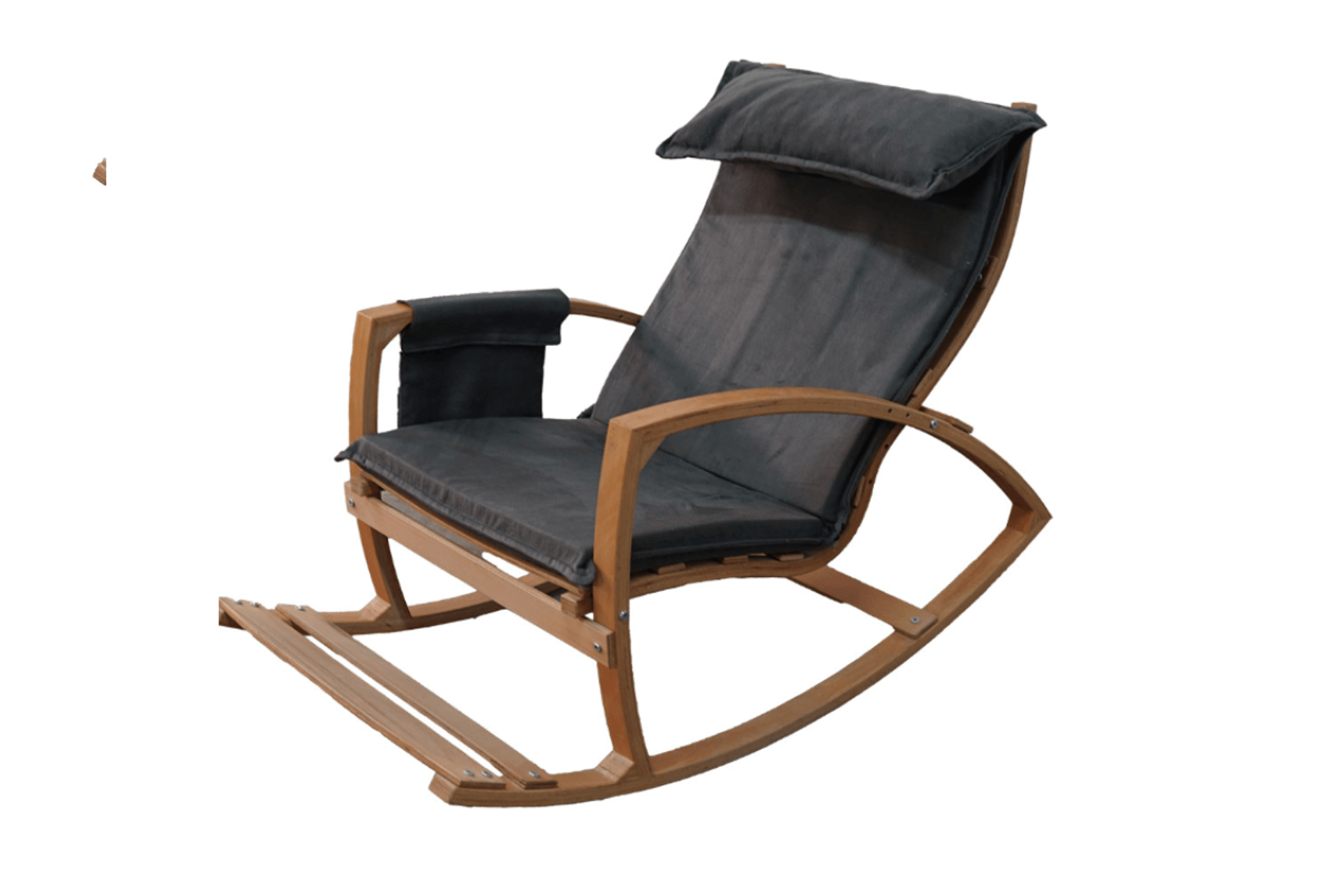 MOBİLDECO VEZİR SALLANAN SANDALYE, ANTRASİT, NATUREL AYAK FİYATI - Vivense