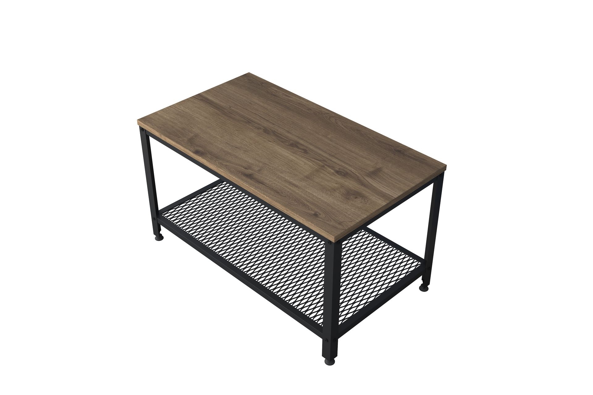 RANİ ENDÜSTRİYEL TASARIM ORTA SEHPA AB105, DİKDÖRTGEN, HİTİT CEVİZ ...