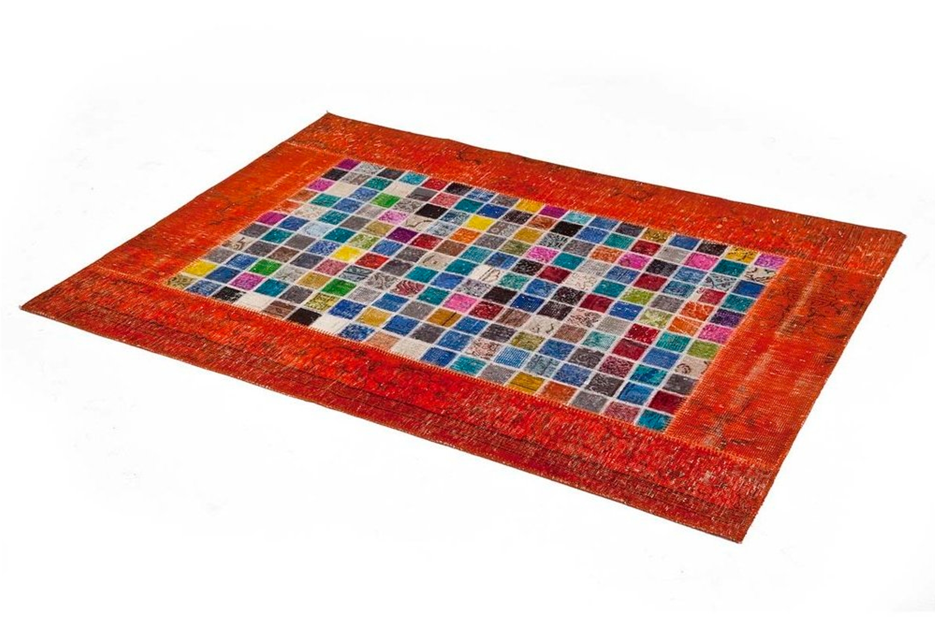 MOSAİC ORANGE PATCHWORK HALI 250X350 FİYATI - Vivense
