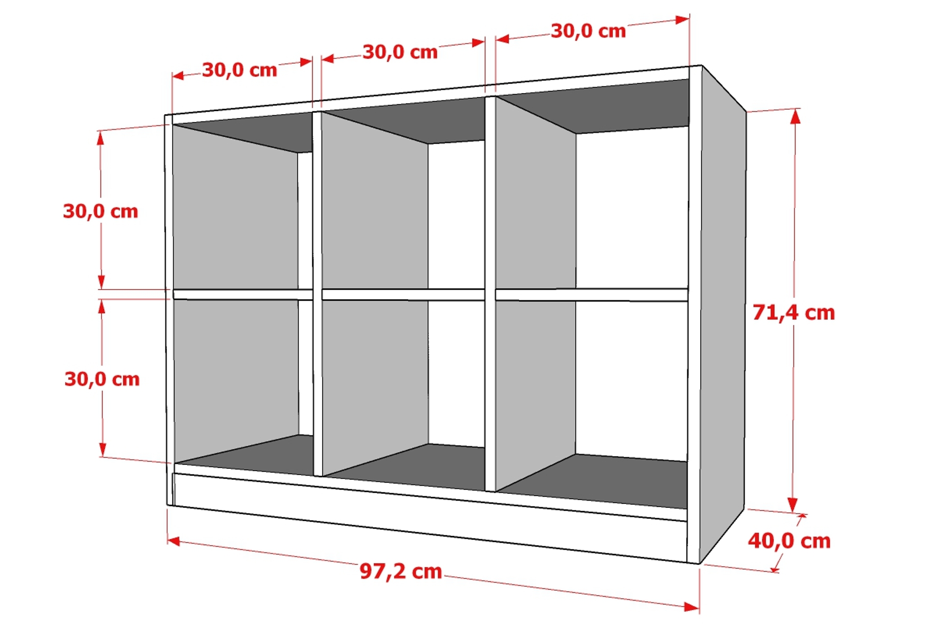 BKCONCEPT RAFLI KİTAPLIK, 97 CM, BEYAZ, KTP-1183 FİYATI - Vivense