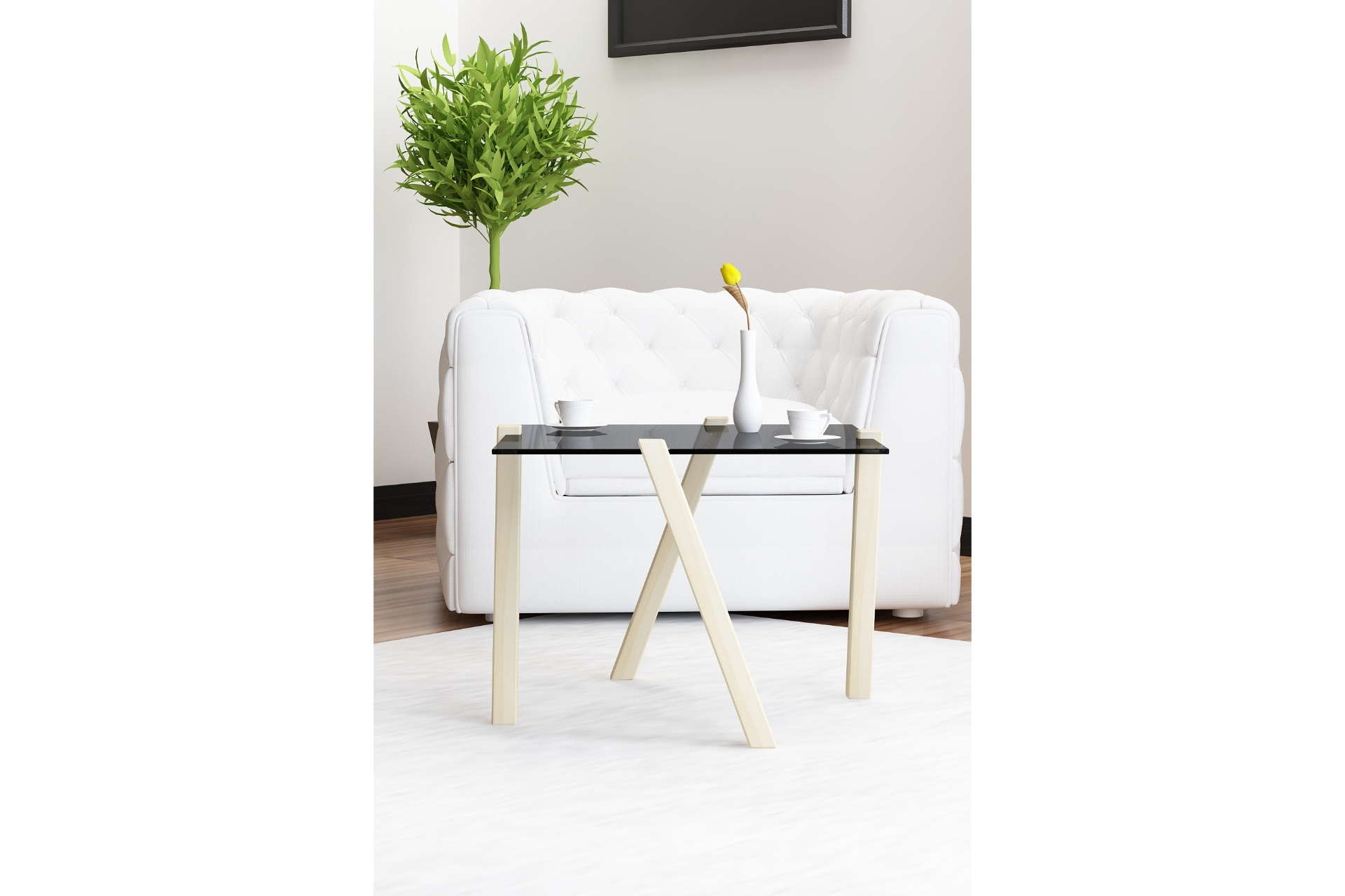 GİVAYO WOOD'S EMİLY ORTA SEHPA, ÇAM FİYATI - Vivense