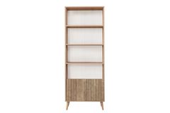 City Natural Bookcase, 198 cm, Oak | Vivense London