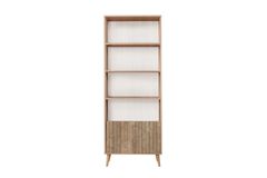 City Natural Bookcase, 198 cm, Oak | Vivense London