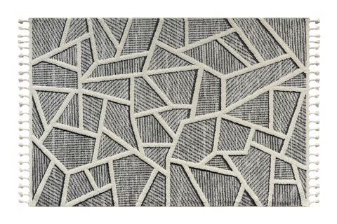 TREND LOOP MODERN PUFFY ÇİZGİSEL SOFT TASARIM UZUN SAÇAKLI SHAGGY HALI ...