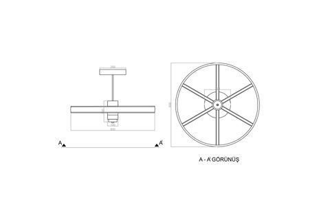 RİMS SARKIT LED AVİZE