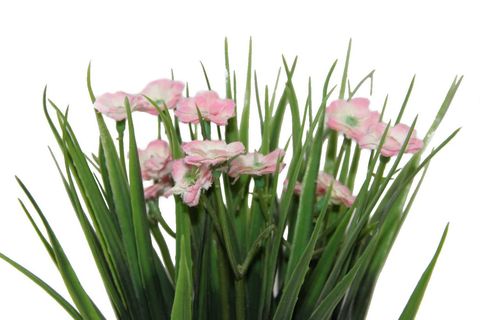 MİNELİ GRASS POT PEMBE (ÇİM SAKSI)