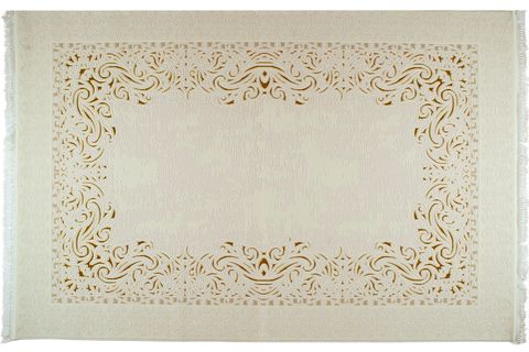 ARZA SERİSİ KLASİK DOKUMA HALI AZRA4738, KREM GOLD FİYATI - Vivense