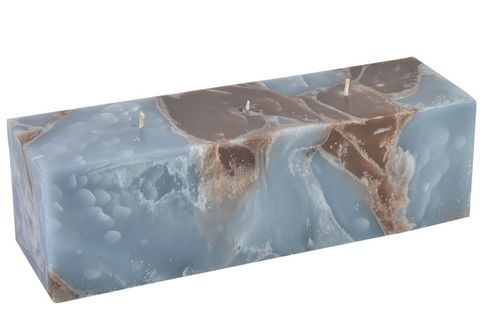 MARBLE GRİ VİZON DEKORATİF KOKULU MUM 12 X 12 FİYATI - Vivense