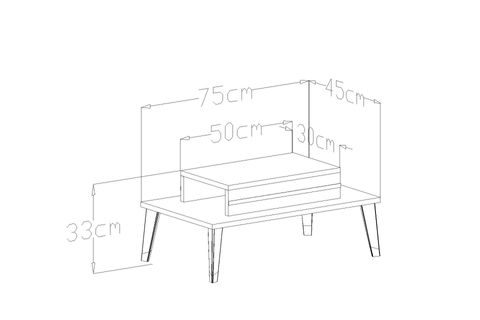 GİVAYO JESSE ORTA SEHPA, CEVİZ FİYATI - Vivense