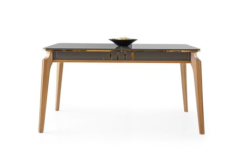 LEVENT DUMAN MASA TAKIMI, CEVİZ LAKE GRİ, 145X89 FİYATI - Vivense