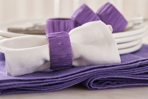 SIMPLE DÖRTLÜ PEÇETE HALKASI, MOR FİYATI - Vivense