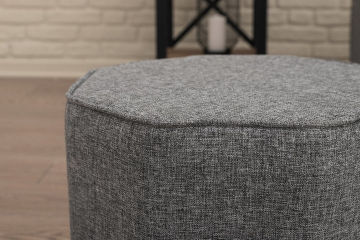 Hexa Poef, Grijs | Vivense Nederland