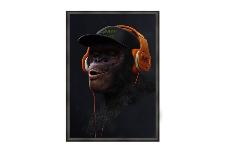 Cool Monkey Art Print with Frame | Vivense London