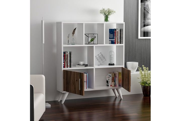 New Ducky Bookcase, White | Vivense London