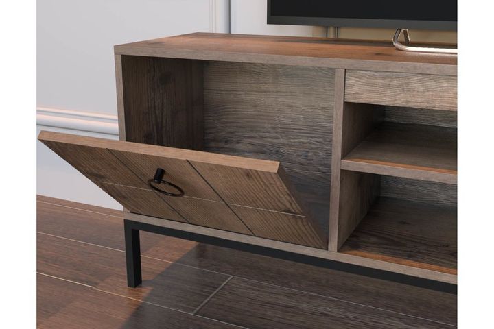 Pedro TV Unit, 160 cm, Walnut | Vivense London