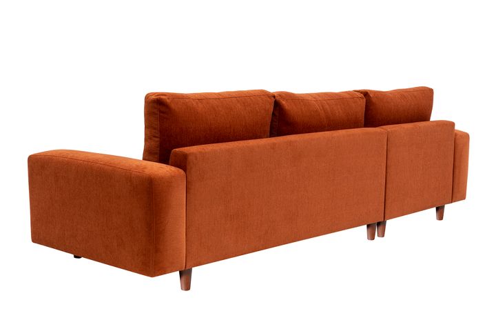 Merlin Mini-Hoekbank, steenrood | Vivense Nederland