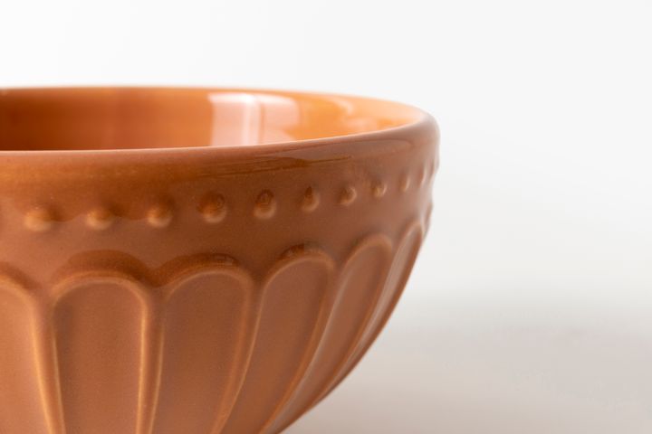 Pure Ceramic Bowl, 14 cm, Orange | Vivense London