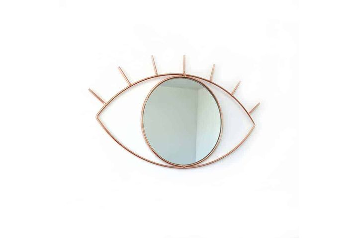 Cyclops Decorative Wall Mirror, Black | Vivense London