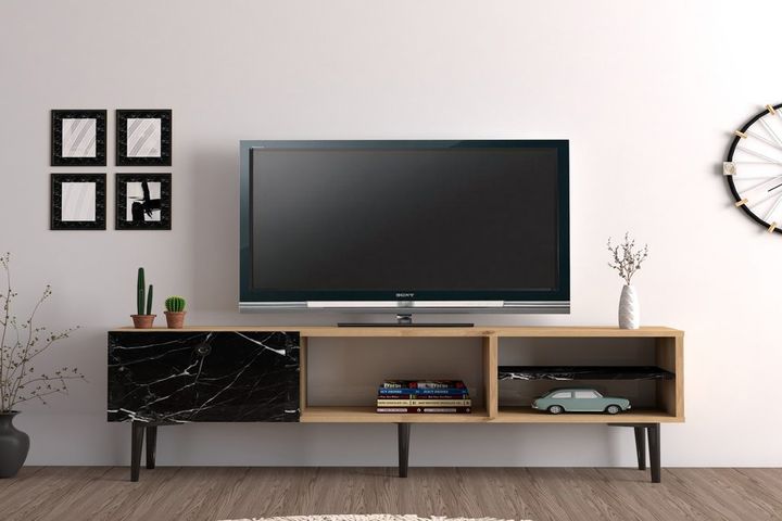 Lipa TV Unit, 120 cm, Oak | Vivense London
