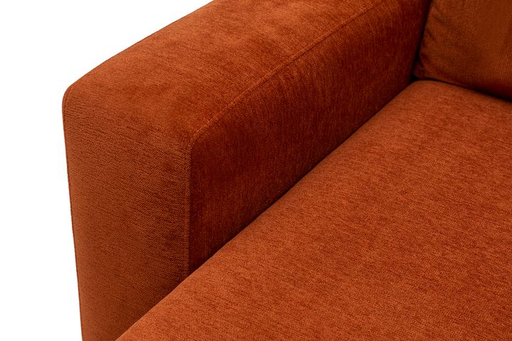 Merlin Mini-Hoekbank, steenrood | Vivense Nederland