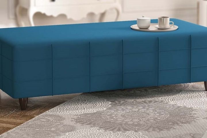 Hallstatt Poef, Blauw | Vivense Nederland