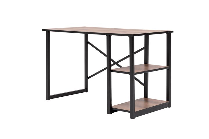 Ceramical Bureau met Rekken, 60x120 cm, Walnoot | Vivense Nederland