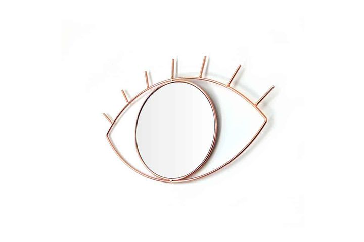 Cyclops Decorative Wall Mirror, Black | Vivense London