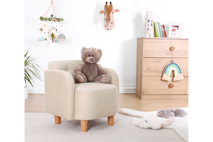 Voile Kinderfauteuil, Creme | Vivense Nederland