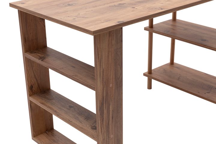 Intergo Bureau met 4 Rekken, Pijnboom | Vivense Nederland