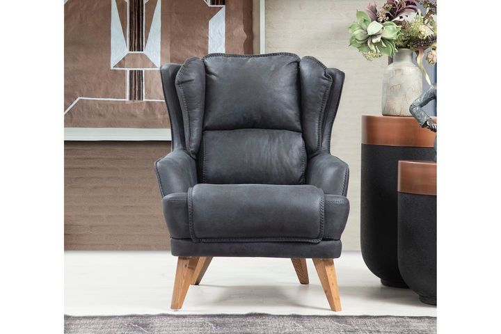 Sherman Oorfauteuil, Antrasiet | Vivense Nederland