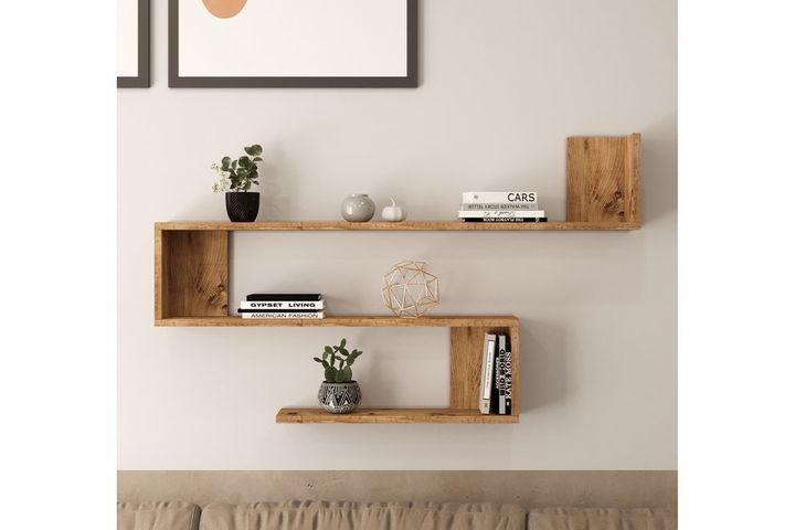 Isla Wall Shelf, Pine | Vivense London