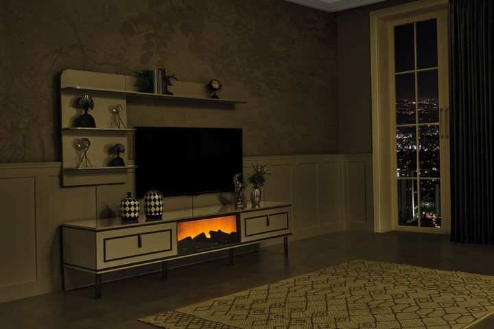 StyleTV-Meubel met Open Haard | Vivense Nederland