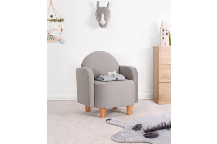 Nock Kinderfauteuil, Grijs | Vivense Nederland